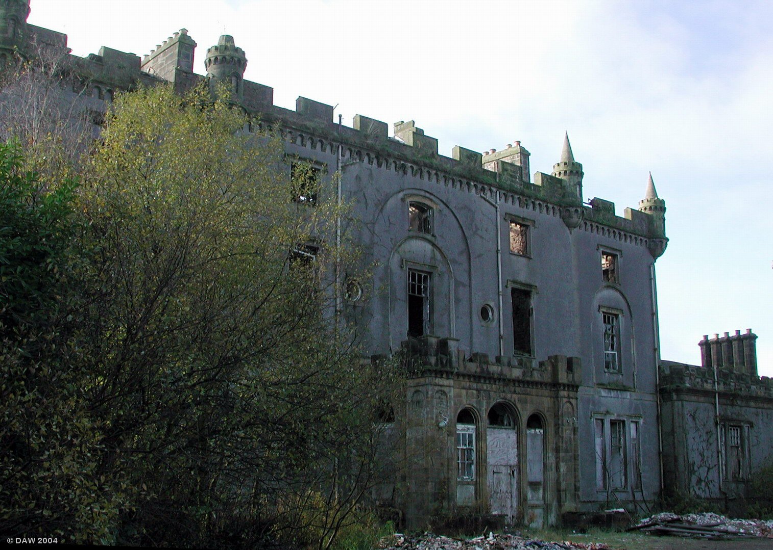 Lost World of Caldwell Estate - Caldwell House, front view - The ...